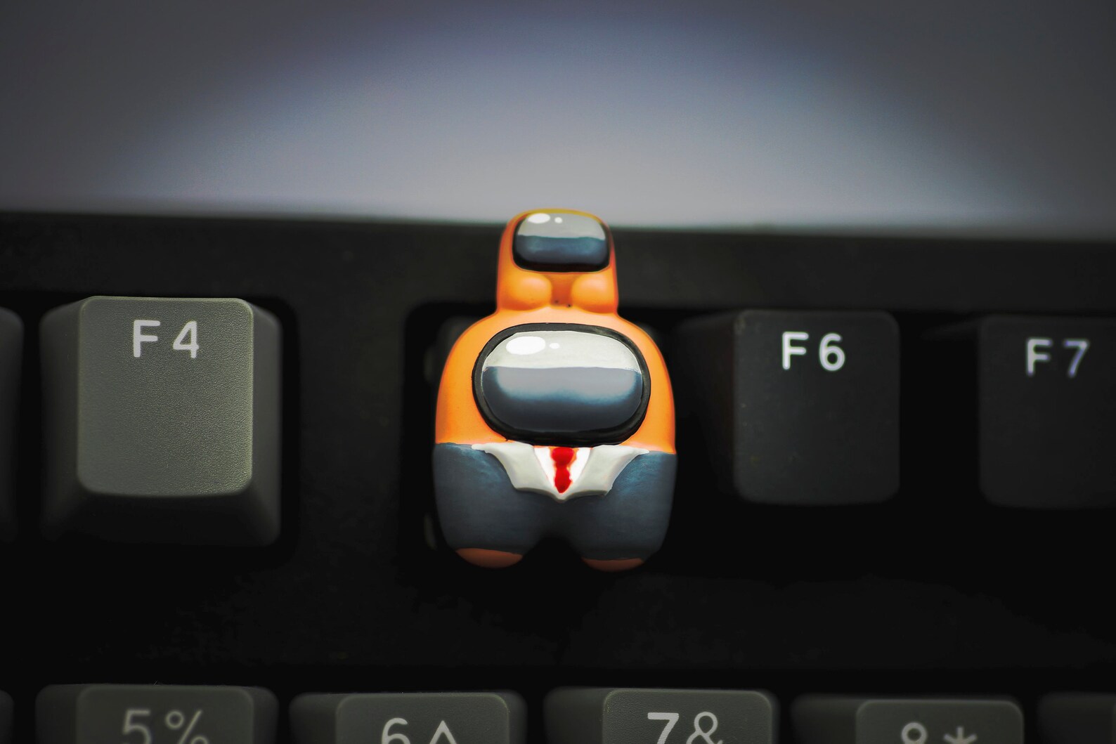 Among us Keycaps mechanical keyboard Cherry mx keycap | Etsy