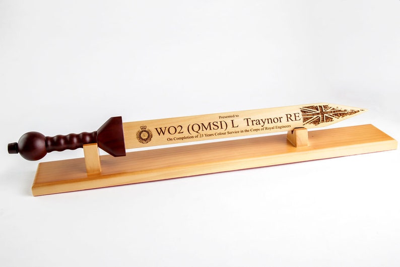 Personalised Wooden Rudis Galdius Sword - Etsy