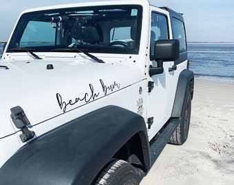 Jeep Beach Decal | Etsy