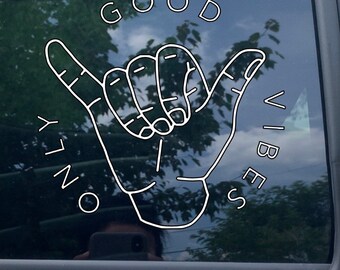 Good Vibes Only Decal | Etsy