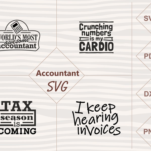 Bookkeeper Svg - Etsy