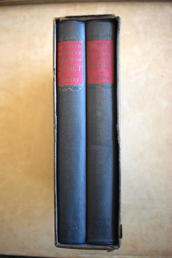 Selected Works of Stephen Vincent Benet poetry and Prose | Etsy
