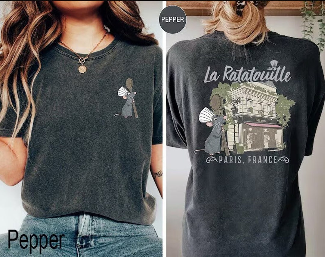Two Sided Remy Ratatouille Comfort Colors Shirt, Vintage Ratatouille ...