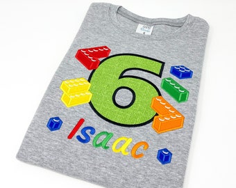 Master Builder T-shirt Personalized Building Block Shirt - Etsy
