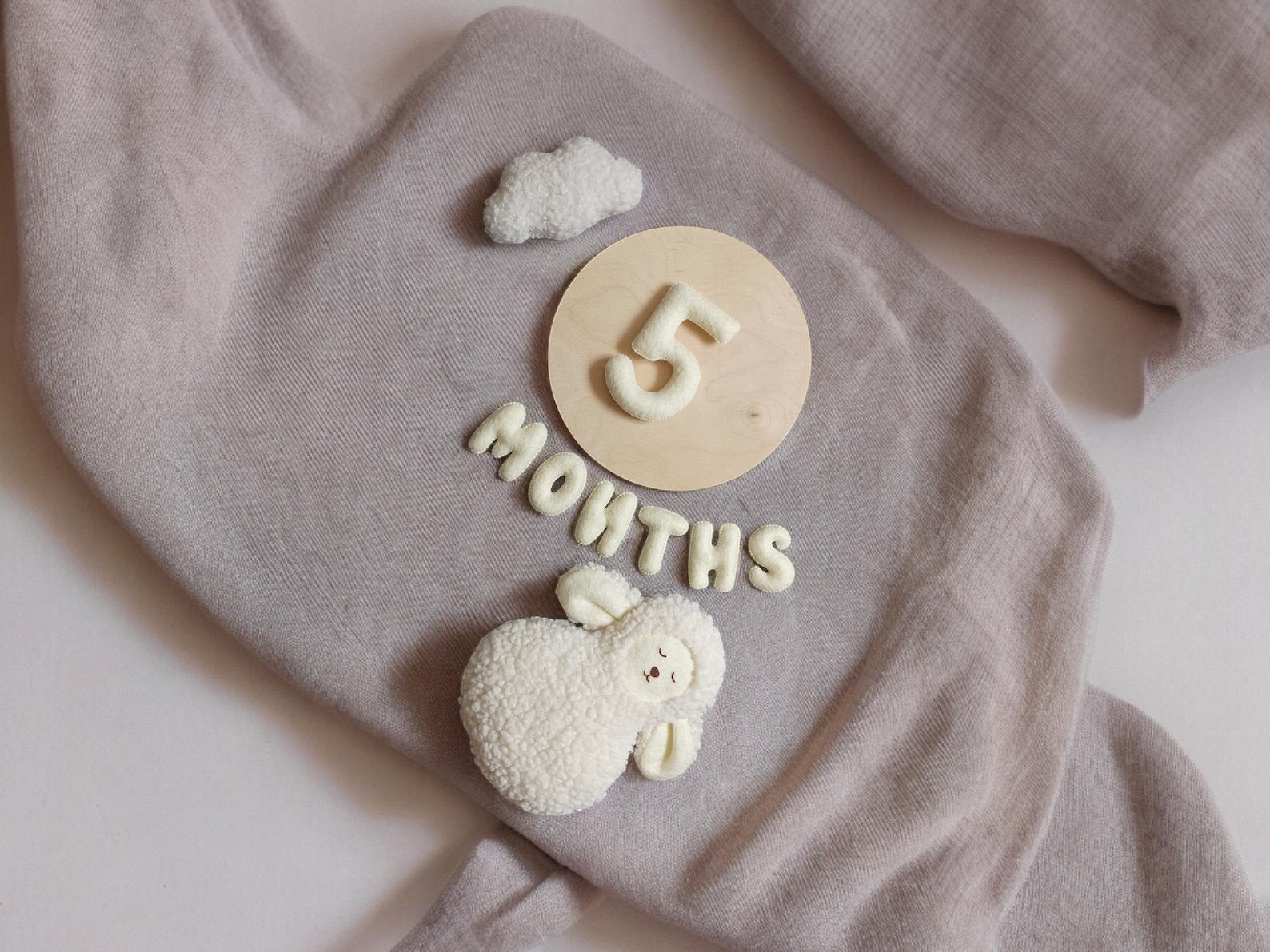 Baby Milestone Numbers Set, Baby Monthly and Weekly Milestone Numbers ...