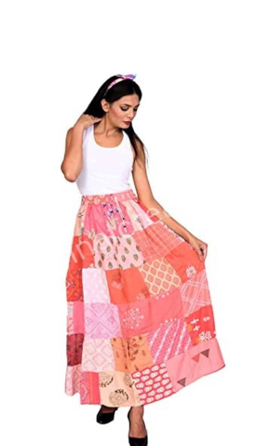 Patchwork Skirt, Boho Skirt, Bohemian Skirt, Patchwork Boho Skirt ...