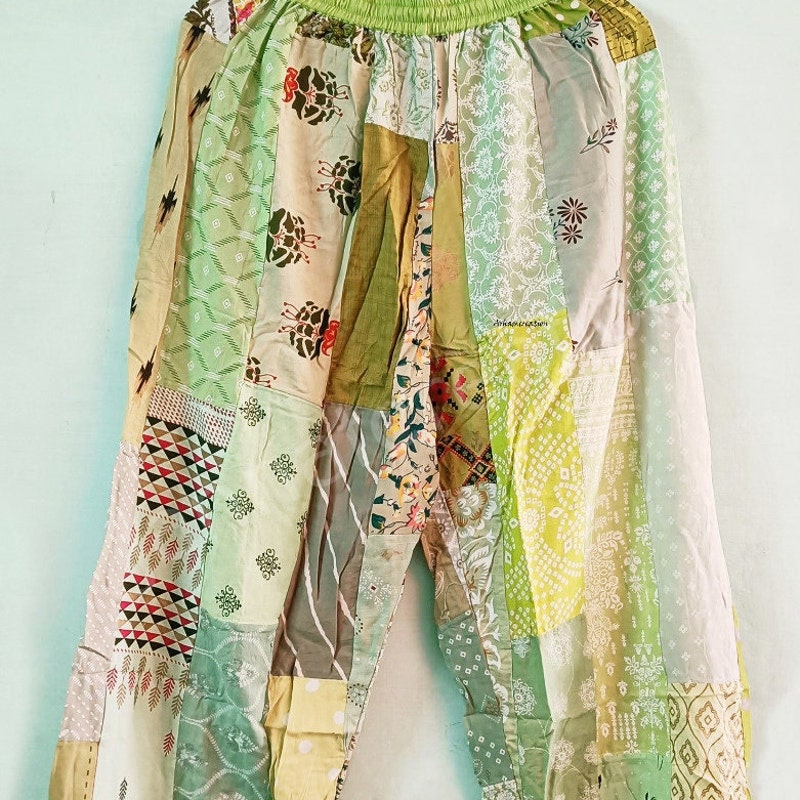 Patchwork Pants - Etsy