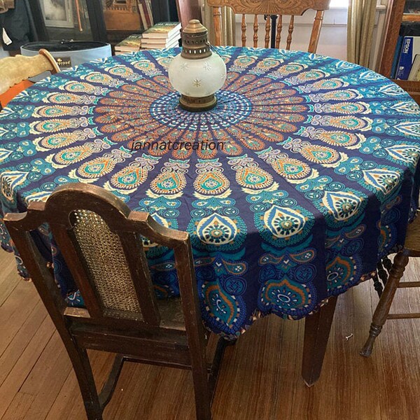 Round Table Cloth - Etsy