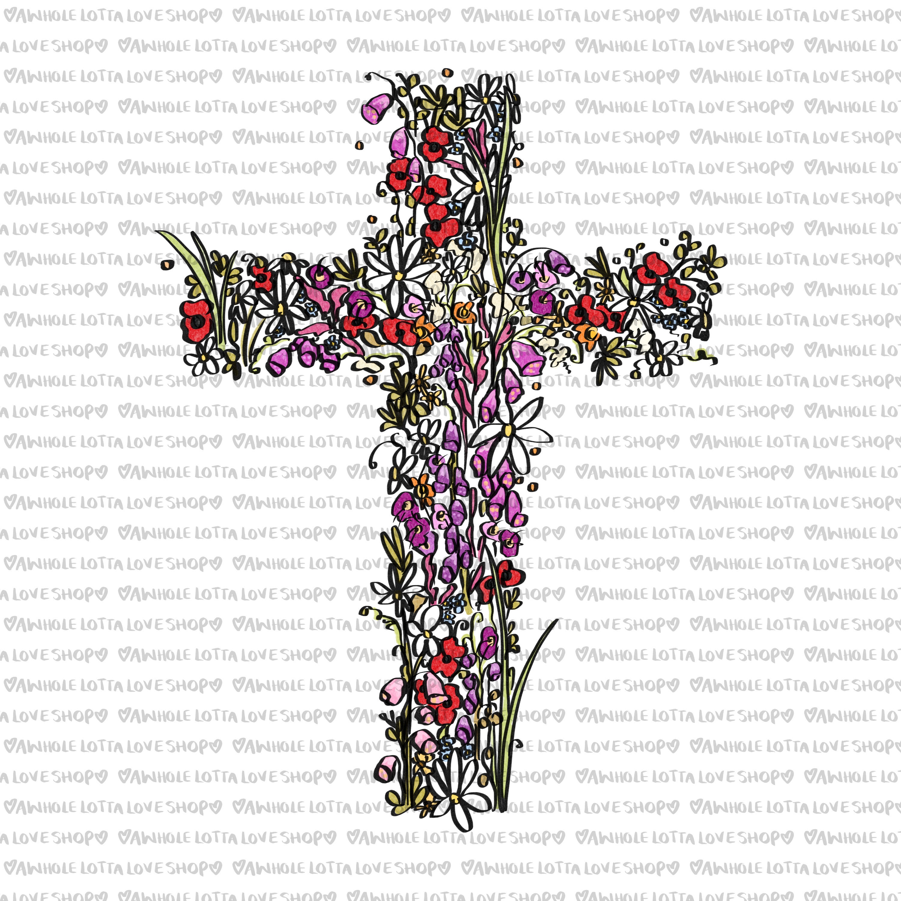 Beautiful Cross Drawing