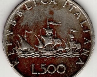 Italian L 500 Coin | Etsy