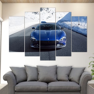 Ferrari Roma Canvas Print, Ferrari Wall Art, Sport Cars Wall Art ...