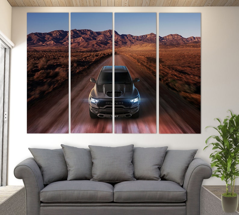 RAM 1500 TRX Canvas Print RAM Wall Art Trucks Wall Art Ram - Etsy