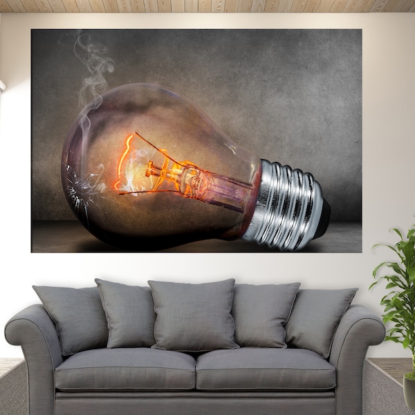 Light Bulb Art - Etsy