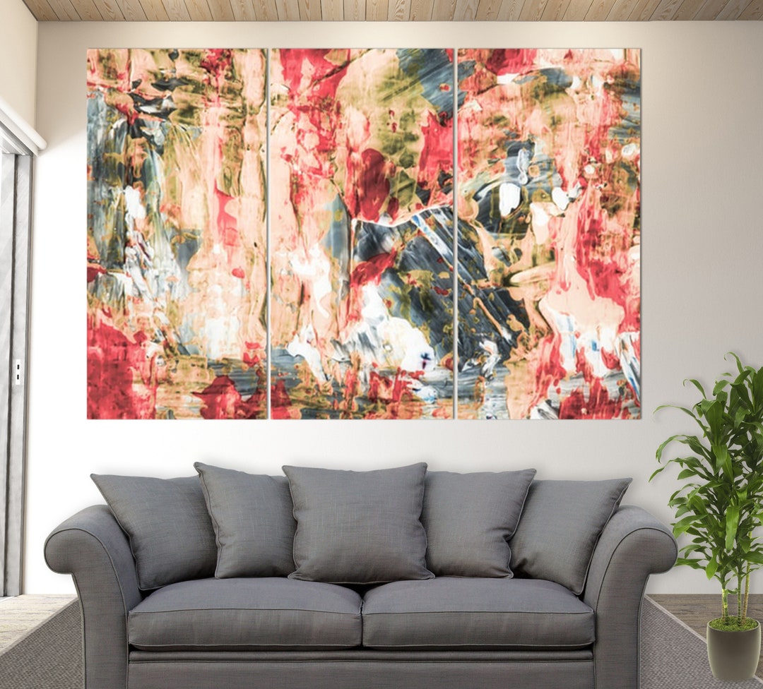 Contemporary Wall Art, Abstract Painting Canvas Print, Abstract Wall ...