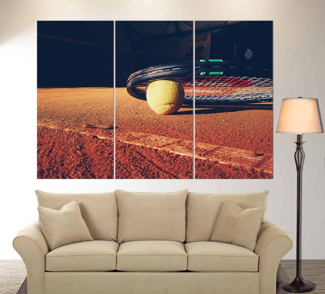 Tennis Canvas Print, Tennis Wall Art, Tennis Fan Gift, Tennis Wall ...