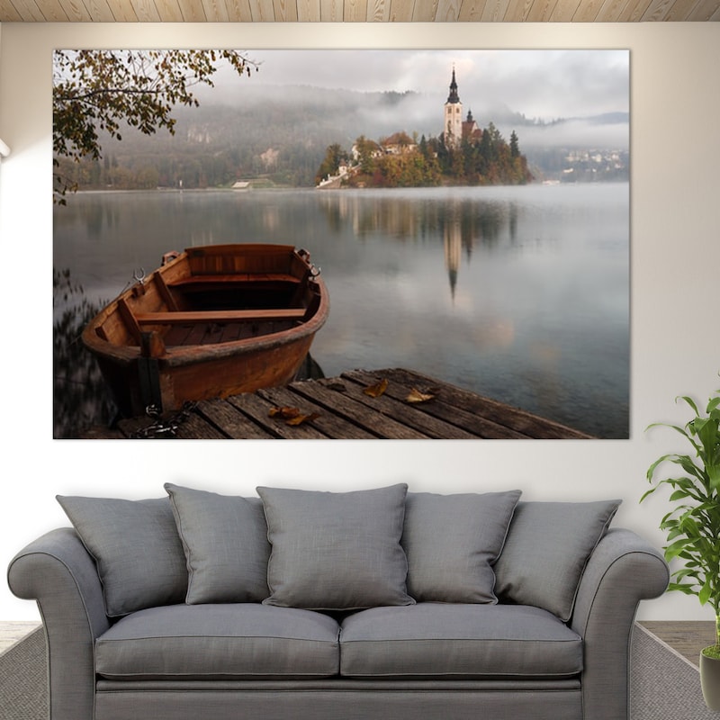 Lake Canvas - Etsy