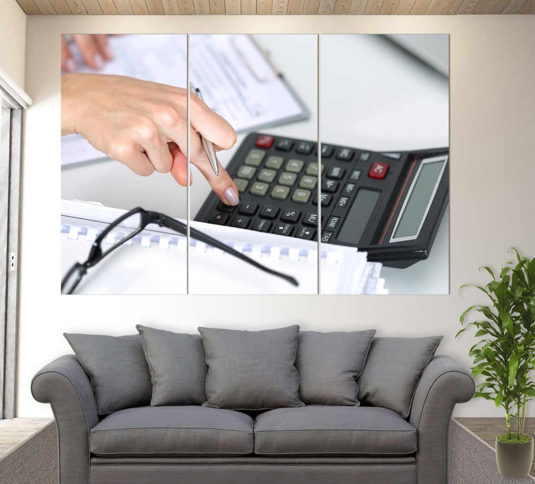 Accountant Office Decor, Accountant Canvas Print, Accountant Gift ...
