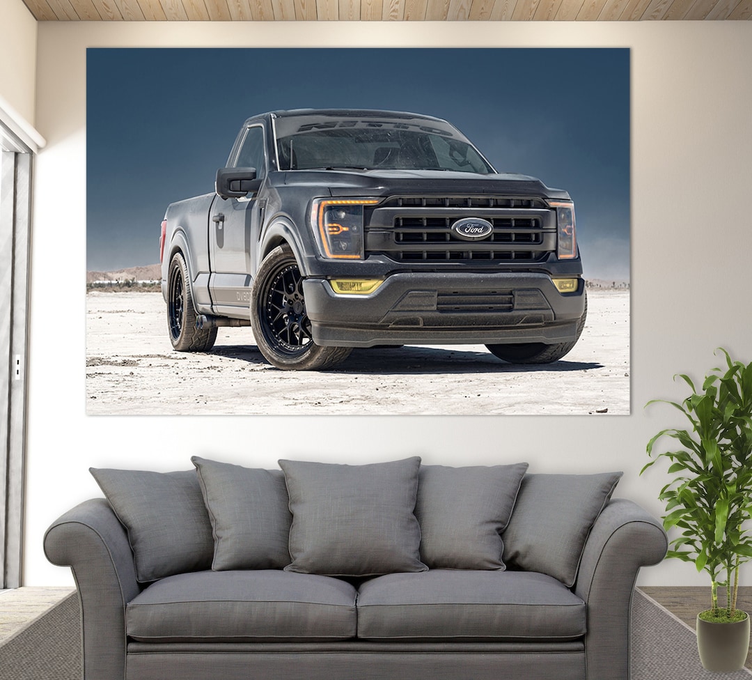 Ford F-150 Canvas Print, Ford Wall Art, Trucks Wall Art, Ford F-150 ...