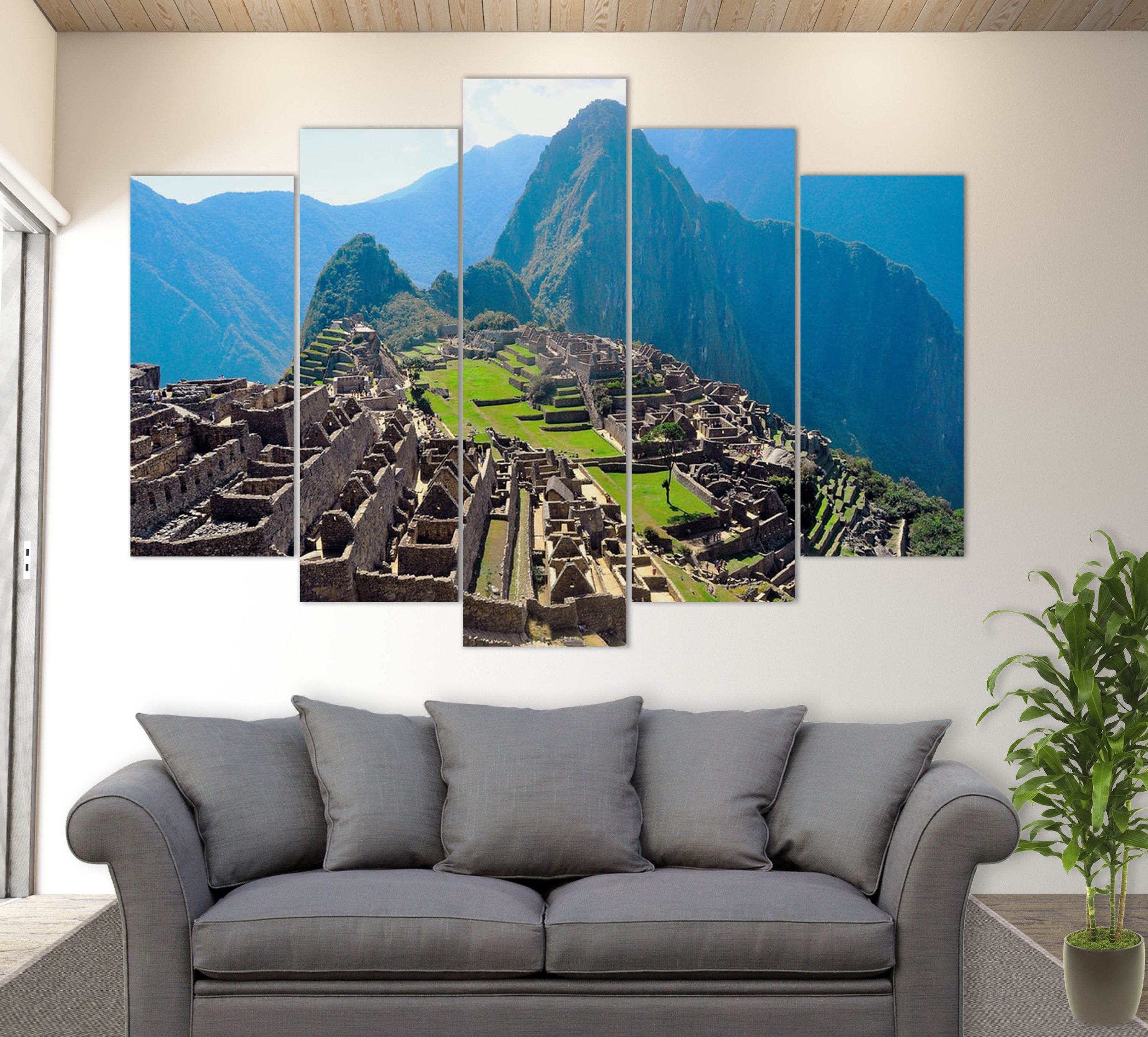 Peru Canvas Art Machu Picchu Wall Art Peru Canvas Print - Etsy