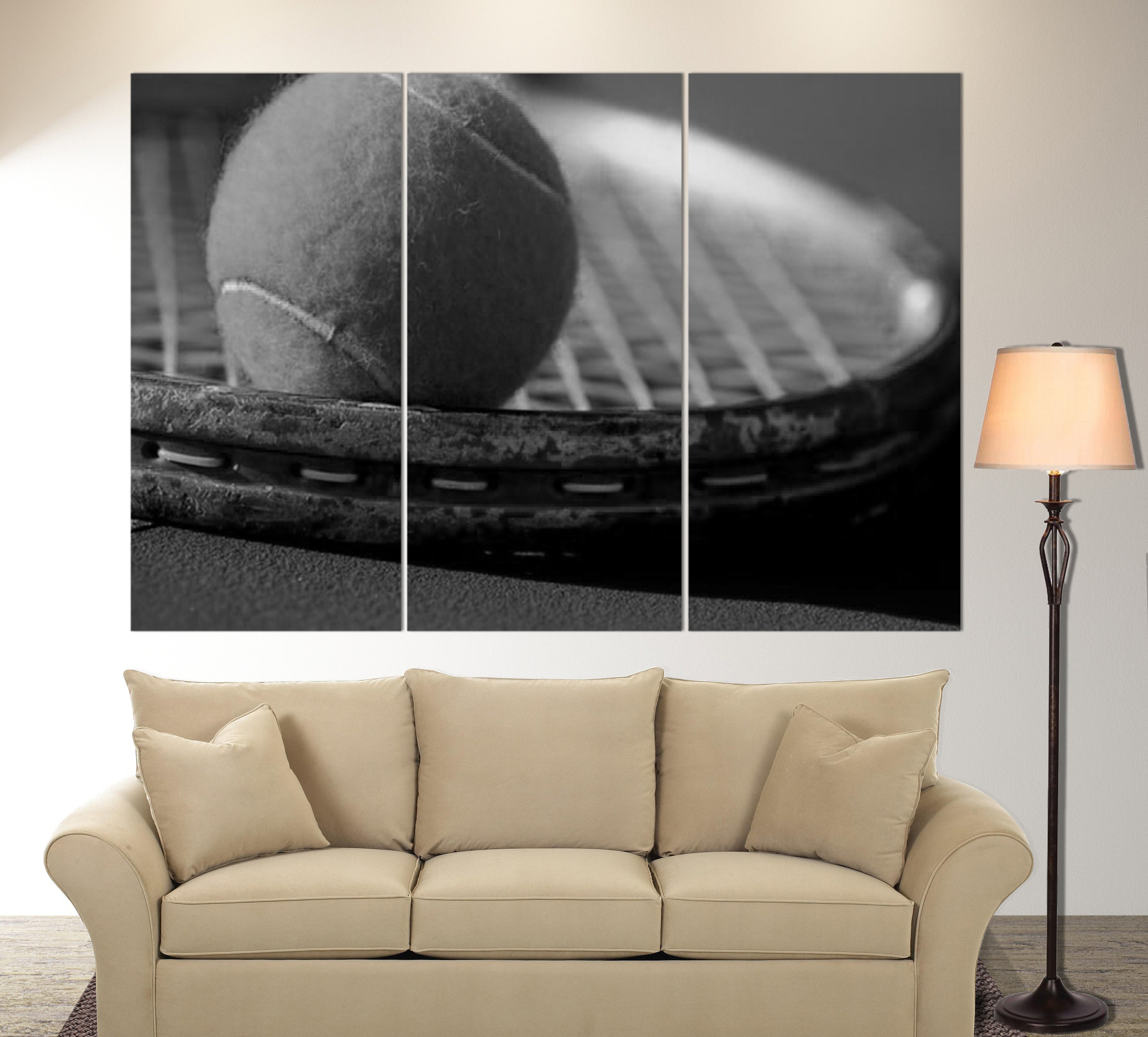 Tennis Wall Art Tennis Canvas Print Tennis Wall Decor - Etsy