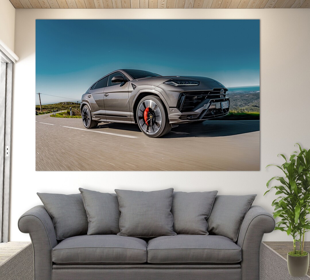 Lamborghini Urus Canvas Print, Lamborghini Wall Art, Sport Cars Wall ...
