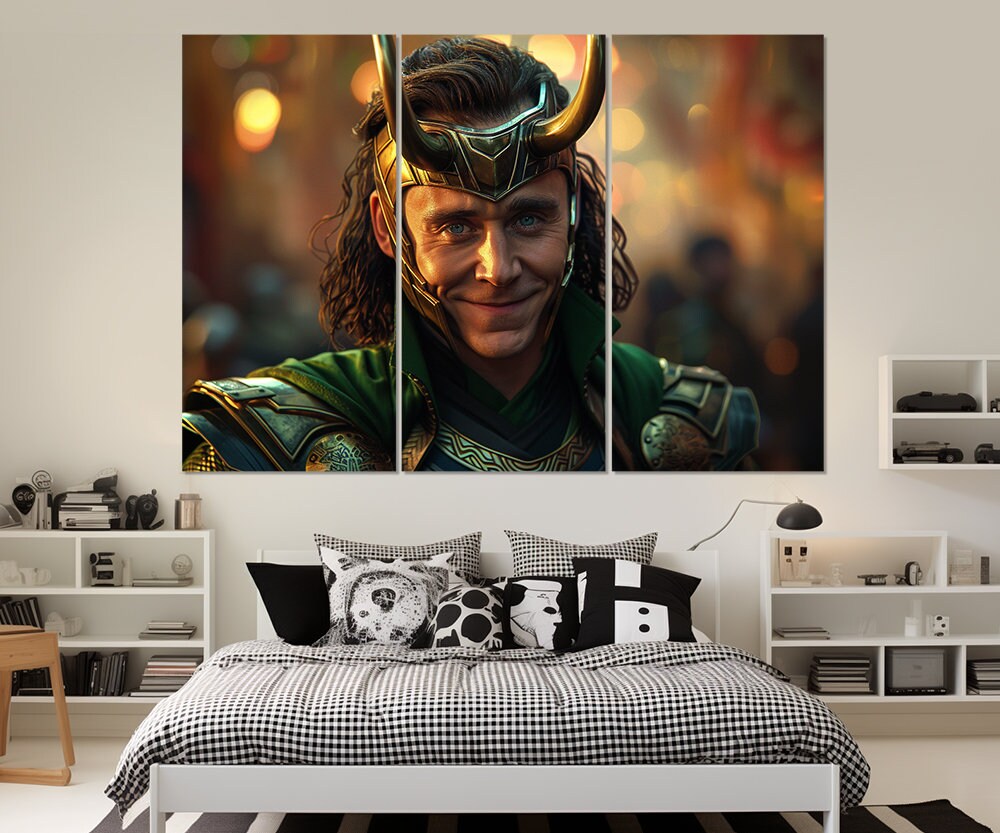 Avengers Wall Art, Loki Canvas Print, Avengers Canvas Art, Loki Poster ...