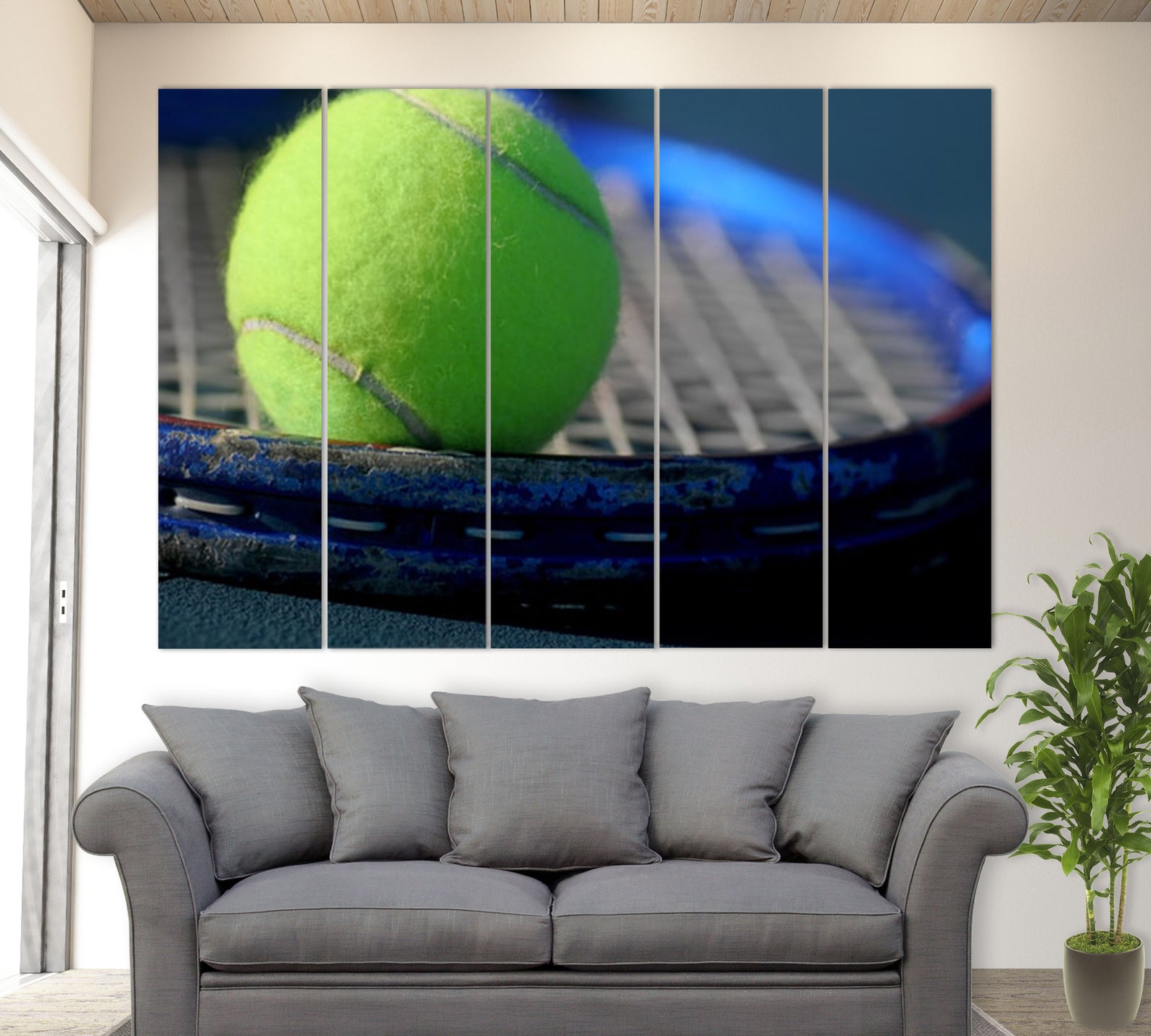 Tennis Wall Art Tennis Canvas Print Tennis Wall Decor - Etsy
