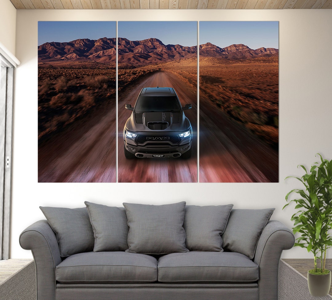 RAM 1500 TRX Canvas Print, RAM Wall Art, Trucks Wall Art, Ram 1500 ...