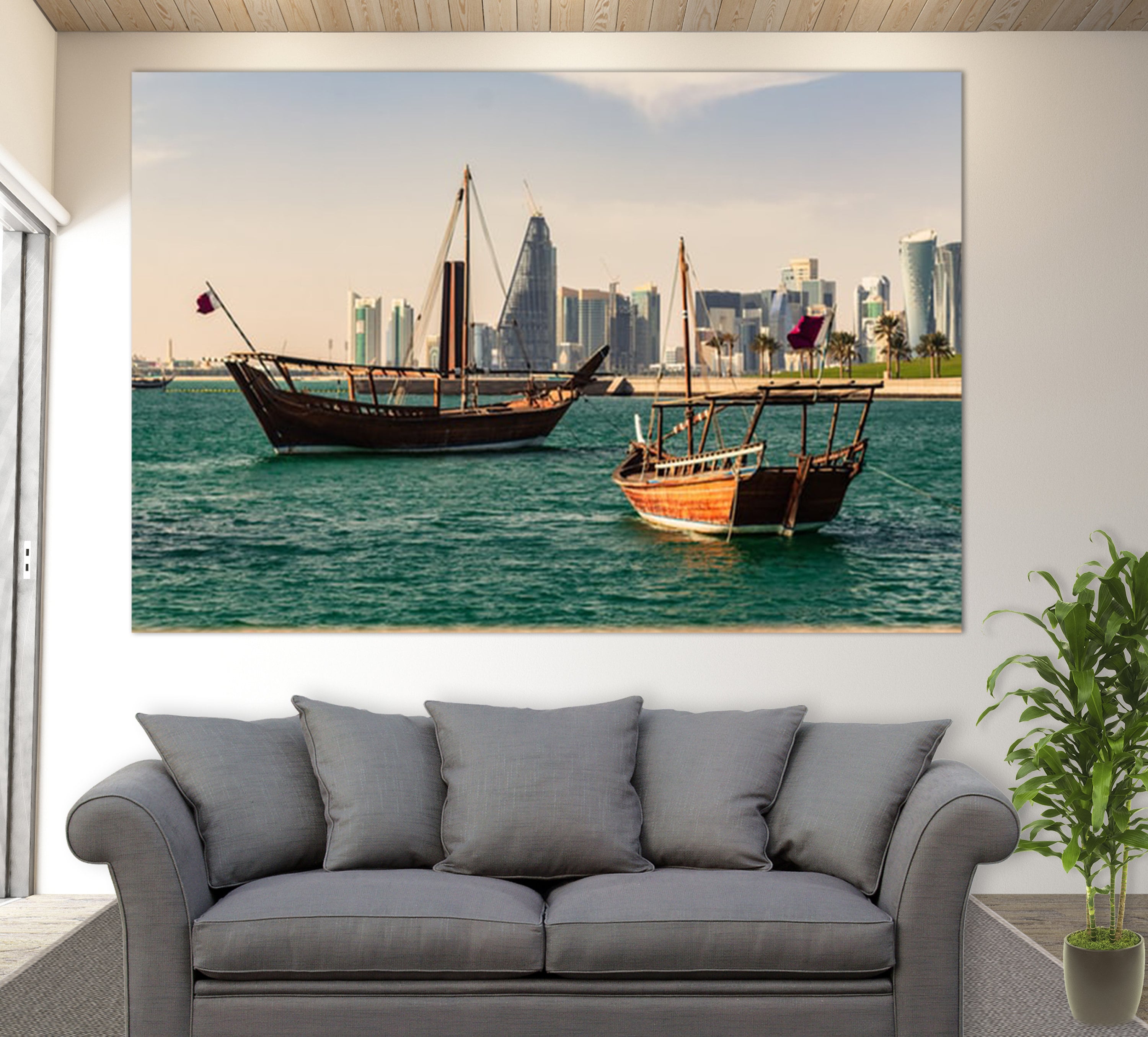 Doha Wall Art, Doha Canvas Print, Qatar Canvas Art - Etsy