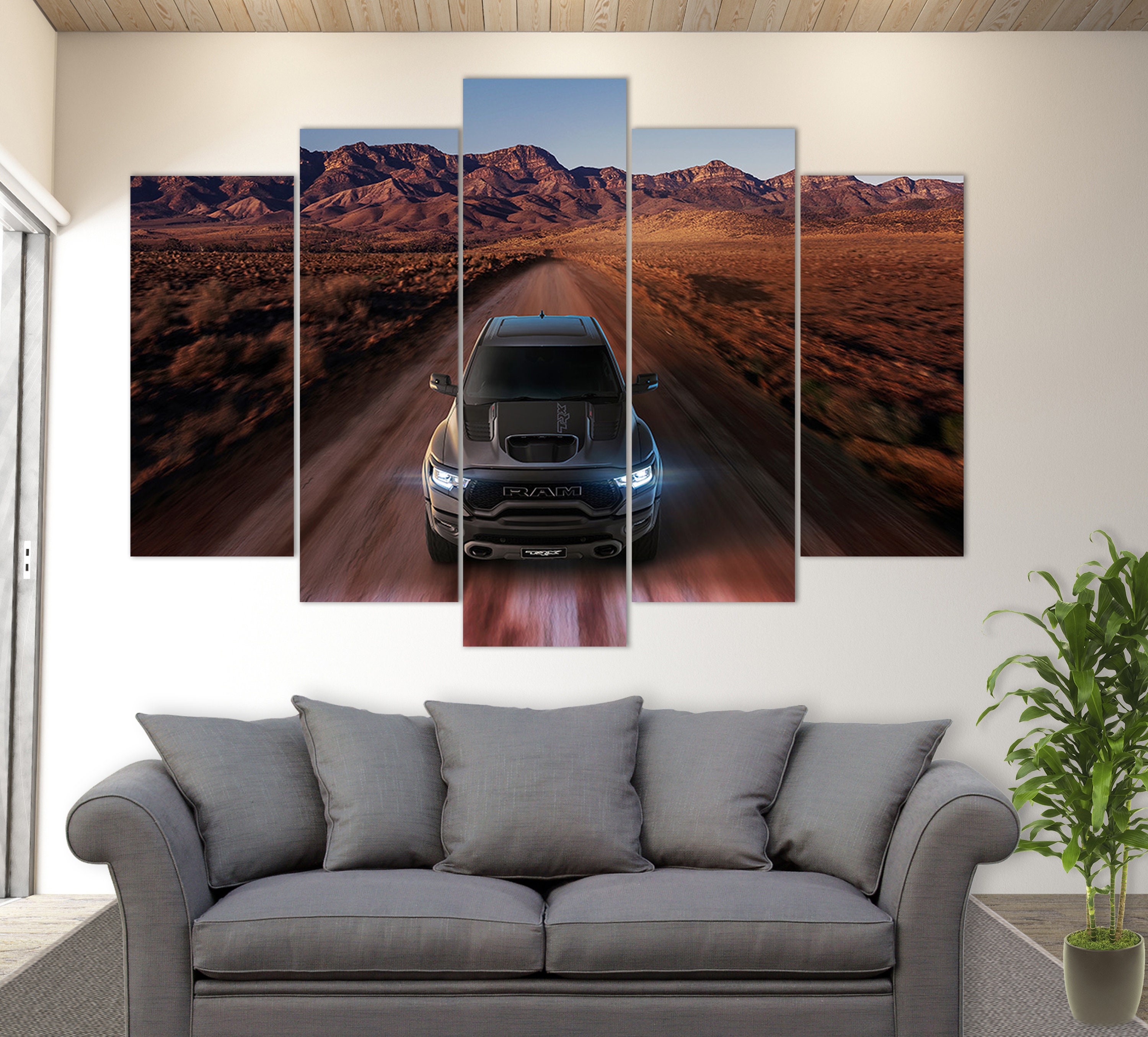 RAM 1500 TRX Canvas Print RAM Wall Art Trucks Wall Art Ram - Etsy