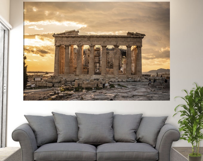 Athens Parthenon Poster, Parthenon Acropolis, Parthenon Print, Parthenon Wall Art, Acropolis ...