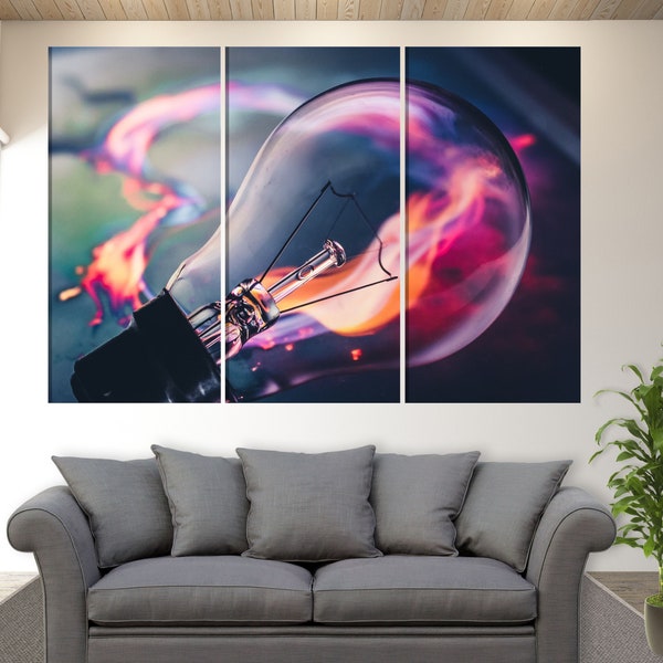 Light Bulb Art - Etsy