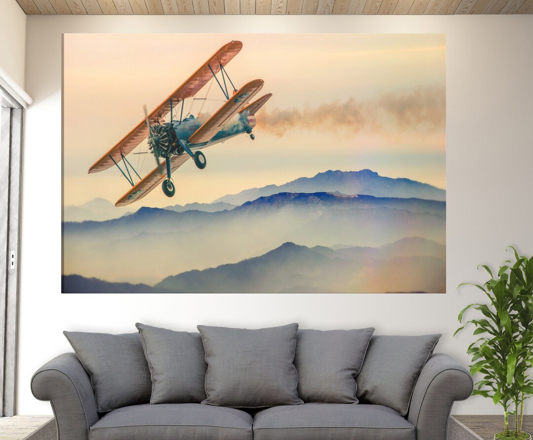 Aircraft Canvas Print, Aircraft Wall Art, Pilot Gift, Aviation Wall Art ...