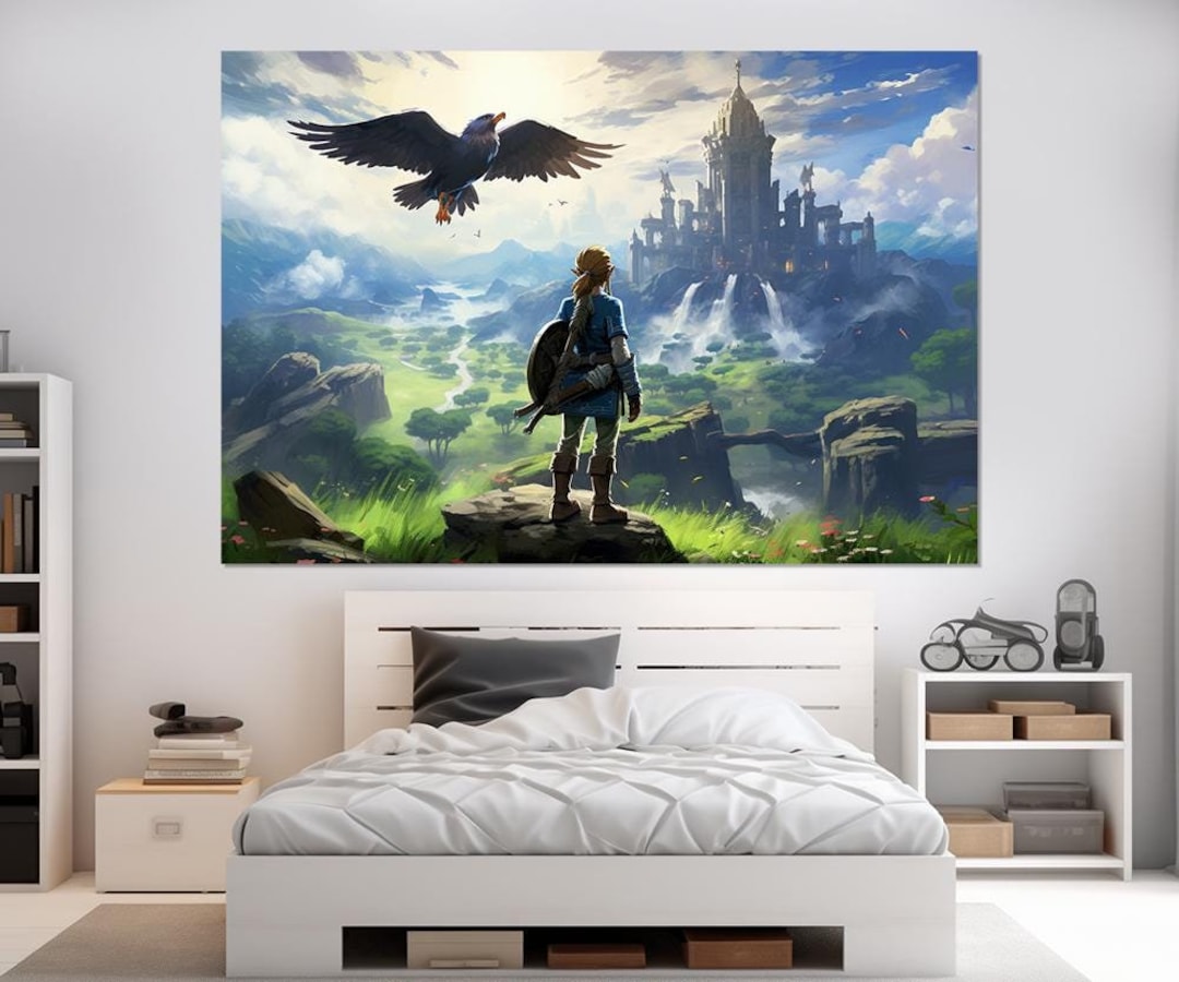 Legend of Zelda Canvas Wall Art, Zelda Canvas Print, Zelda - Breath of ...