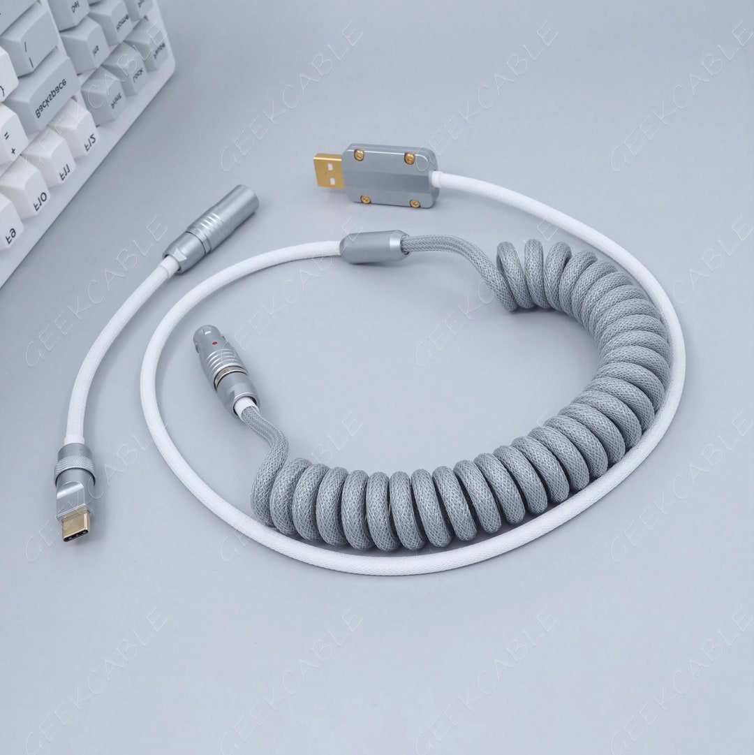 Custom Coiled Keyboard Cable Mechanical Keyboard Cable GMK - Etsy