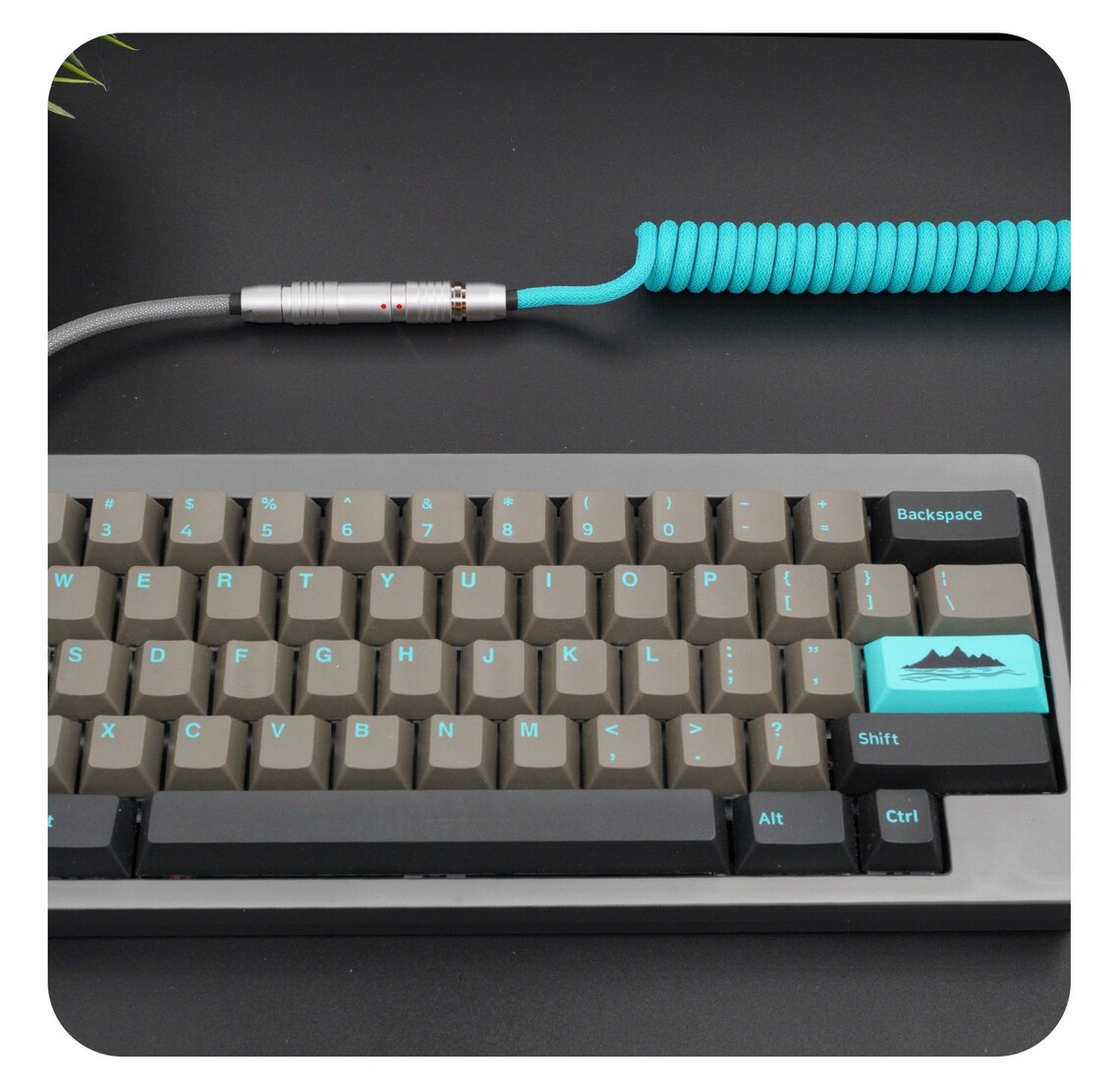 Keyboard Cable Custom Cable Handmade Cable GMK Ocean Dolch - Etsy