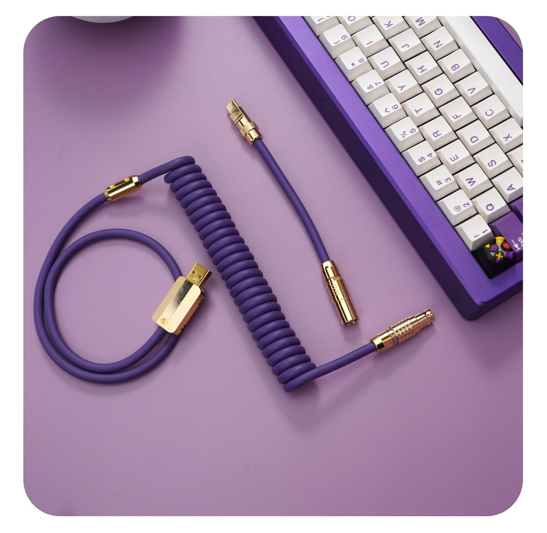 Custom Coiled Keyboard Usb Cable - Etsy