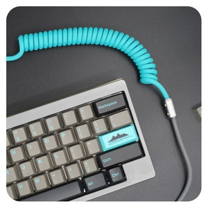 Keyboard Cable Custom Cable Handmade Cable GMK Ocean Dolch - Etsy