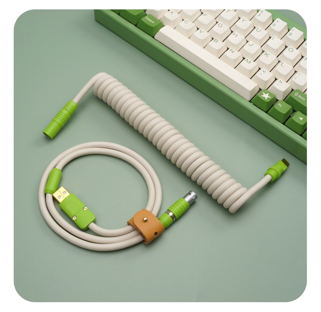 Custom Coiled Keyboard Usb Cable - Etsy Hong Kong