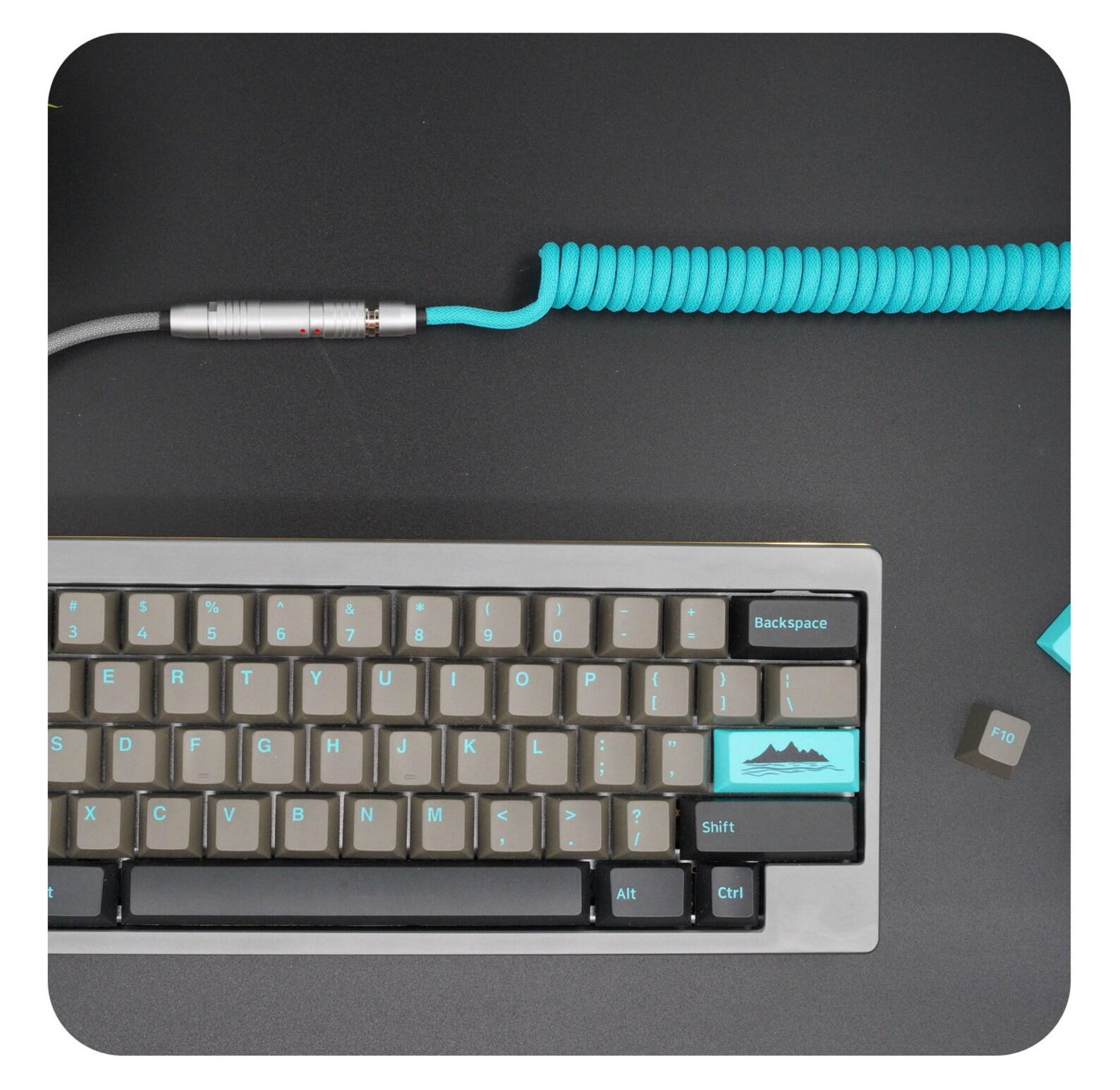 Keyboard Cable Custom Cable Handmade Cable GMK Ocean Dolch - Etsy