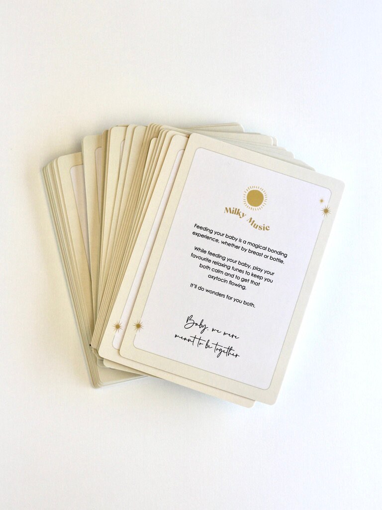 Mama and Baby Bonding Cards Baby Activity Cards Gift for Newborns, Gift ...