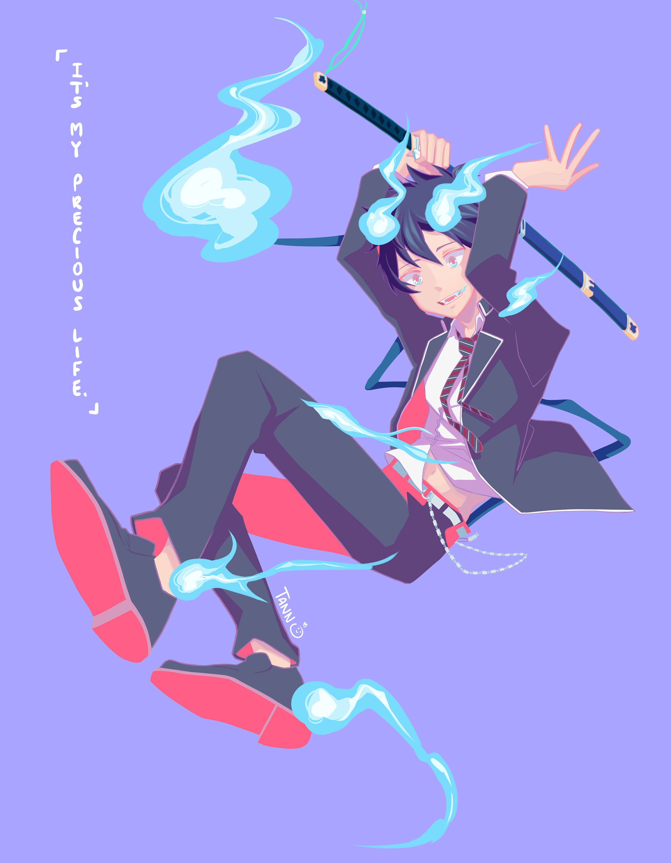 Rin Okumura Full Demon Form