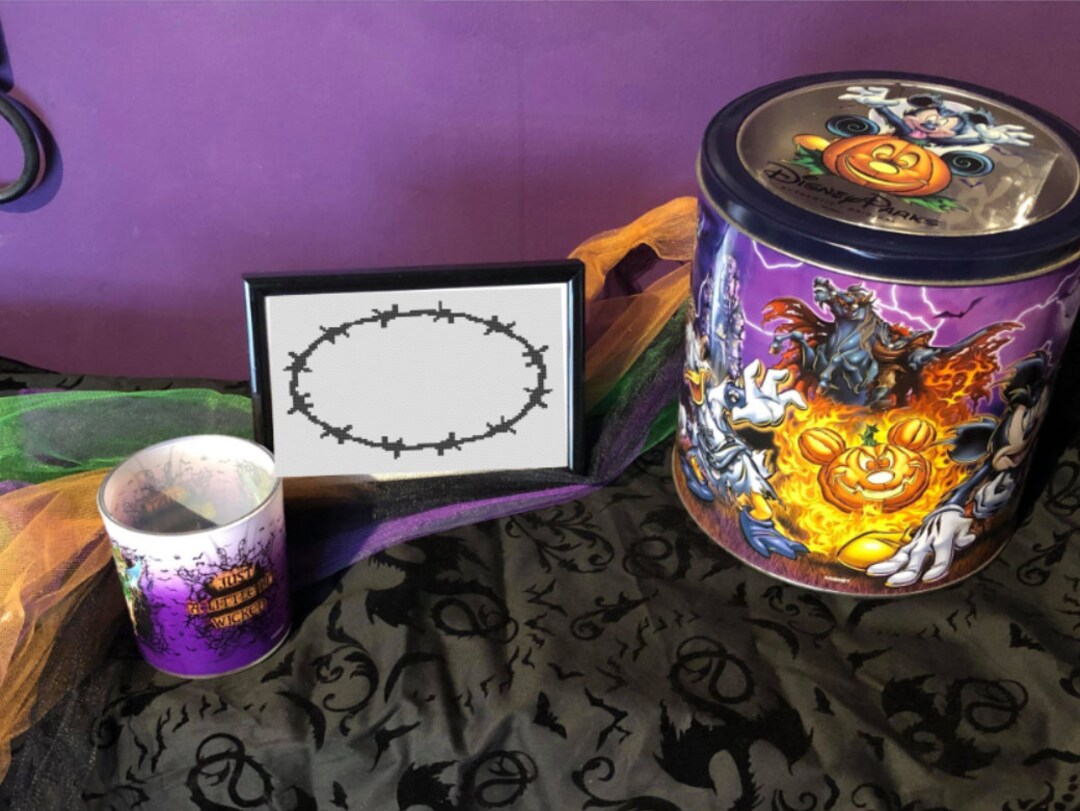 Barbed Wire Frame PDF Cross Stitch File - Etsy