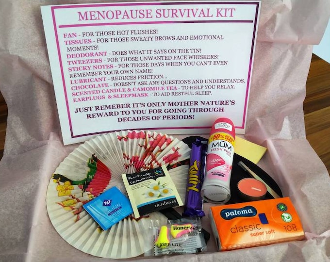 Menopause Survival Kit /letterbox Gifts /funny Gift/birthday Present ...