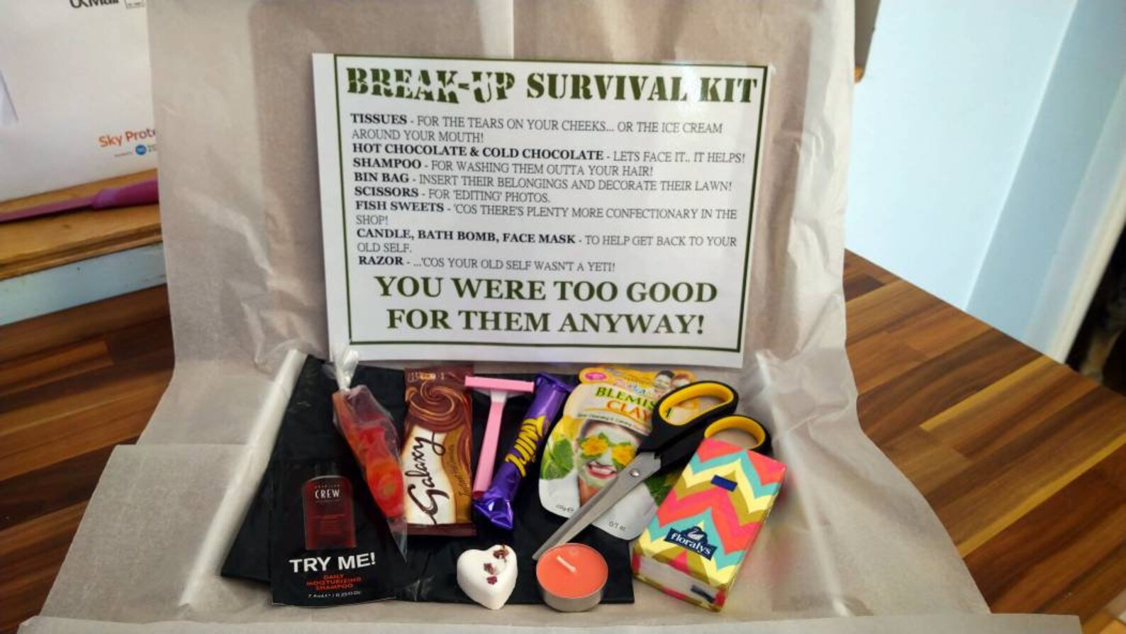 Break up Survival Kit /divorce Gifts /present /break Up/funny Gift ...