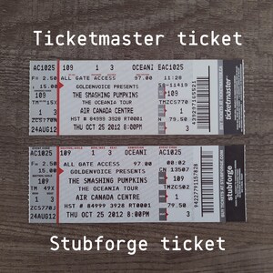 PRINTED Will You Marry Me Proposal Concert Ticket Custom - Physical ...