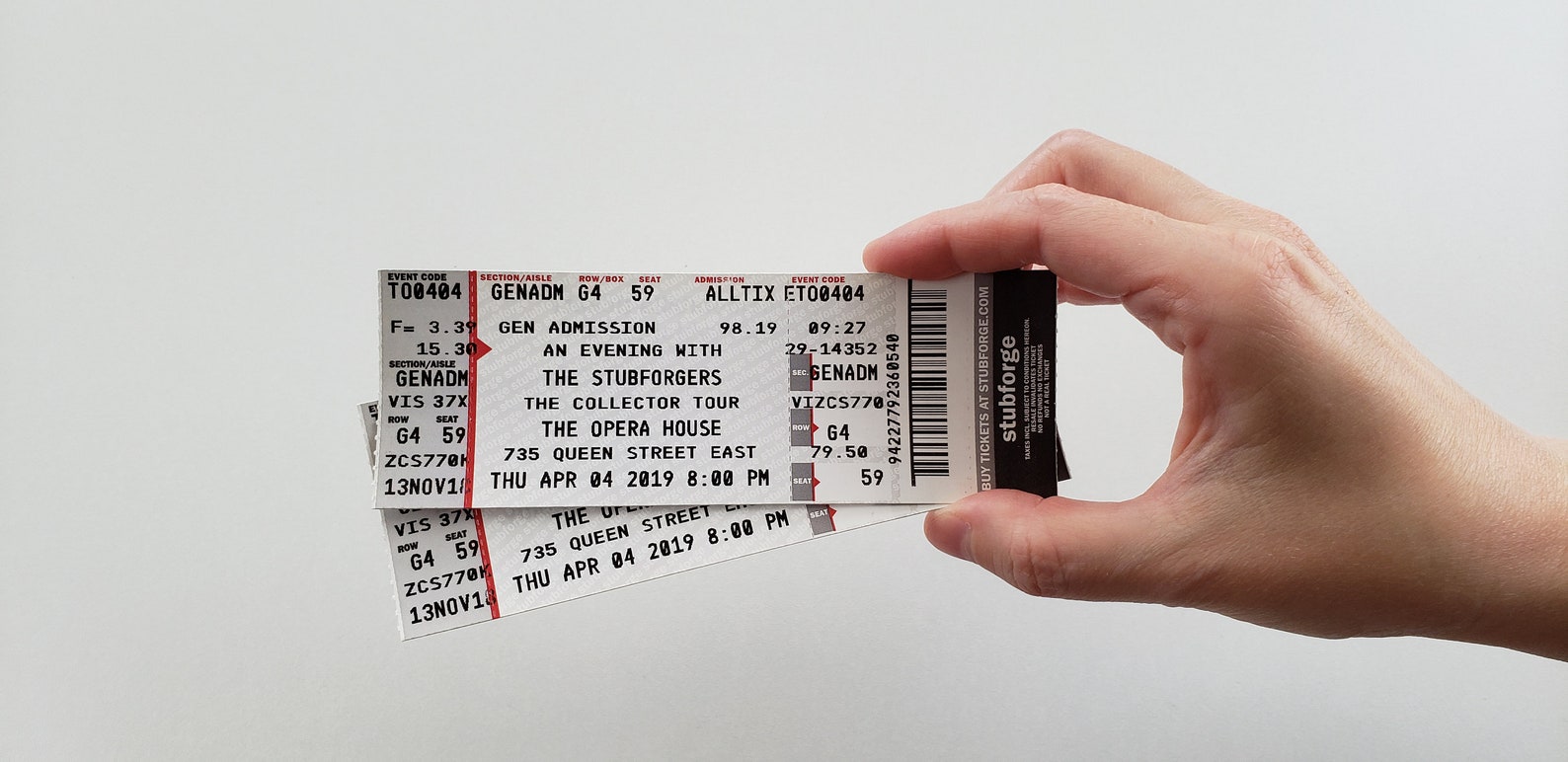 Custom Concert Ticket Fully Customizable Ticketmaster Fake - Etsy Canada