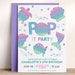 Editable Pop It Birthday Invitation Pop It Mermaid - Etsy