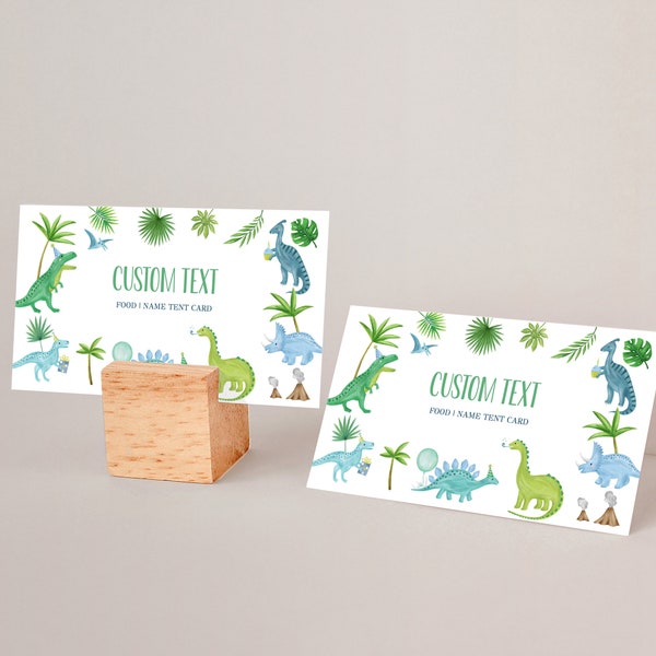 Dinosaur Food Labels - Etsy