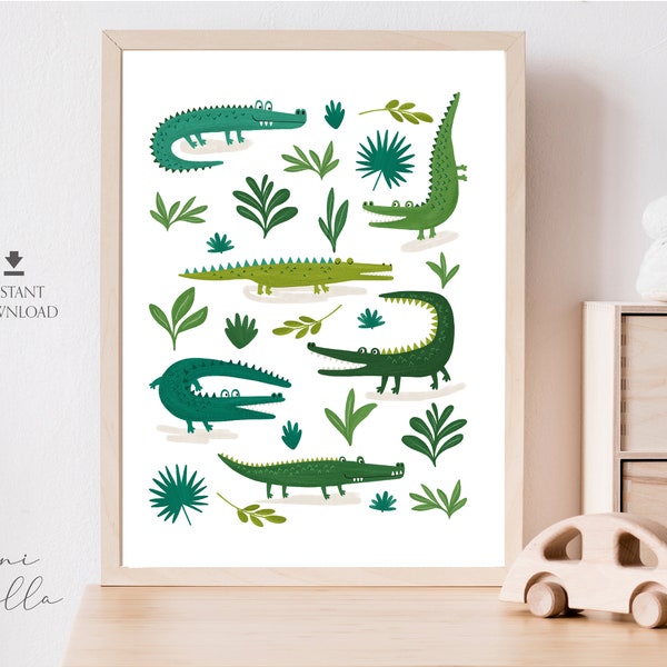 Alligator Wall Decor - Etsy